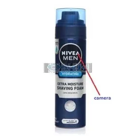 Shaving Foam Hidden Spy Camera DVR 64GB Bathroom Hidden Camera Shower ...