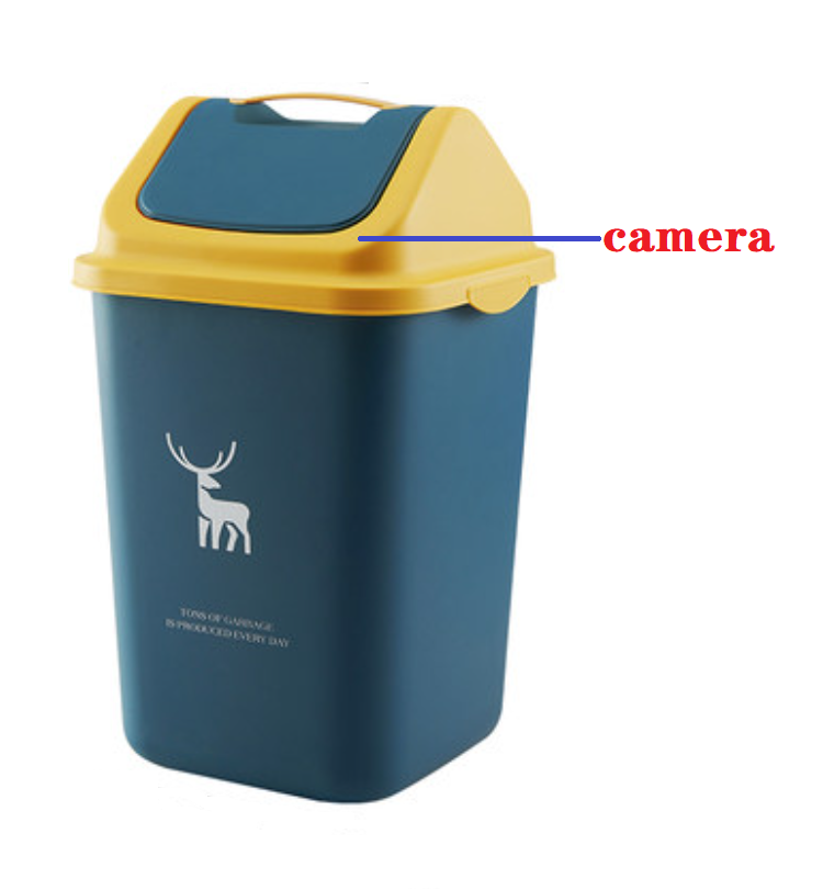 Trash Can Hidden camera 4K DH Camera - Spy Camera Bathroom Hidden Camera