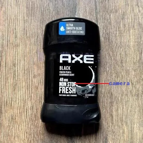 1296P Axe Men Deodorant Stick Bottle Camera 2K HD Motion Detection ...